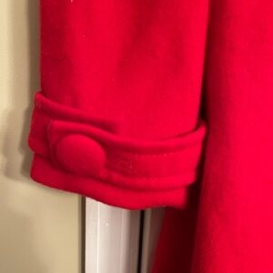 J. Crew | Jackets & Coats | Authentic Jcrew Red Madeline Coat 8 Stadium ...